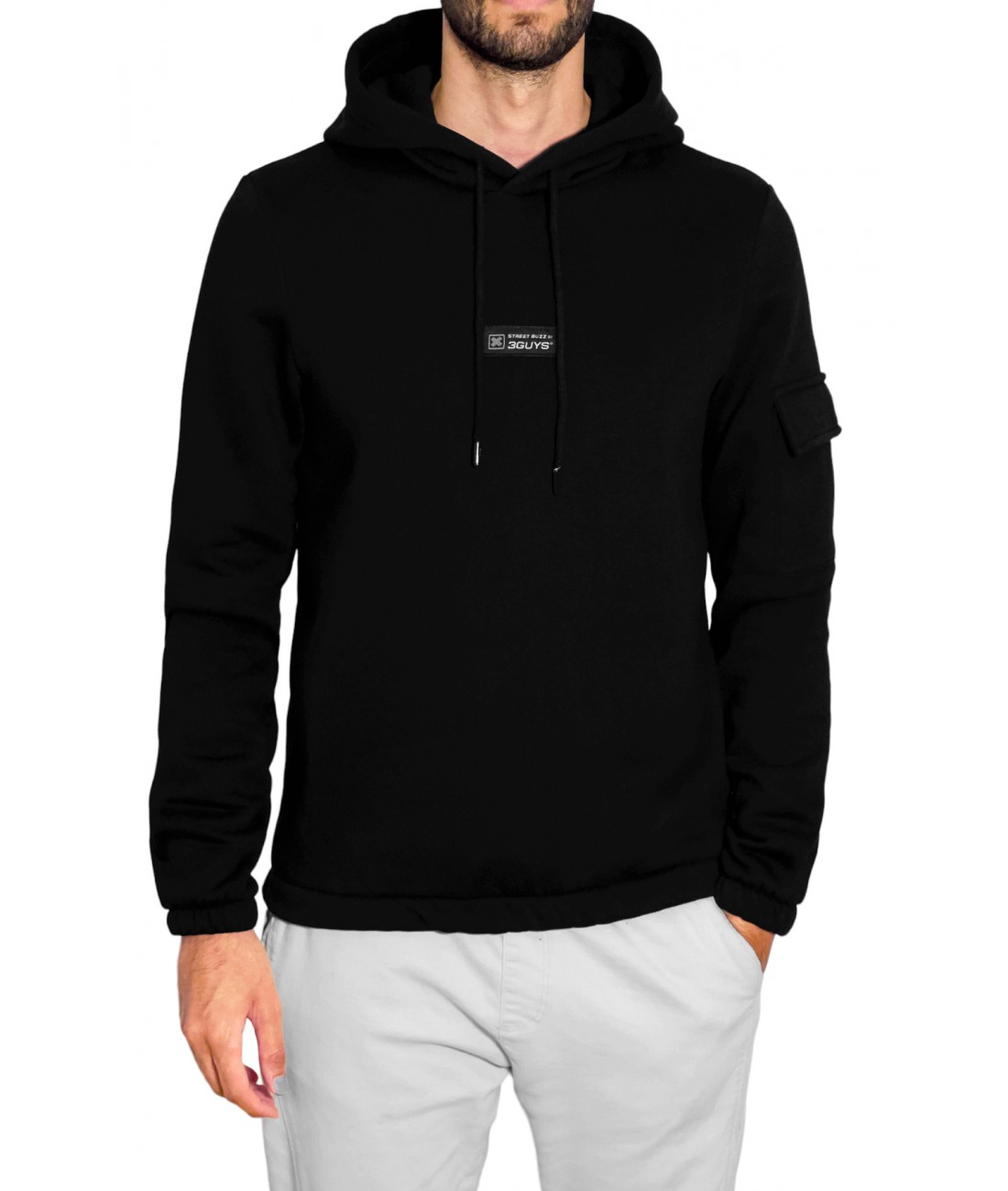 Ανδρικό φούτερ ARM POCKET | 3GUYS