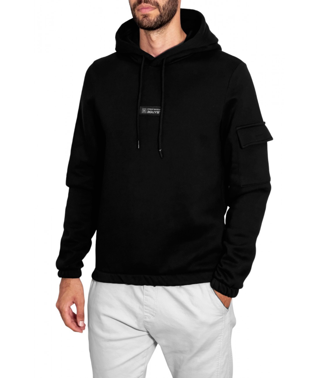 Ανδρικό φούτερ ARM POCKET | 3GUYS