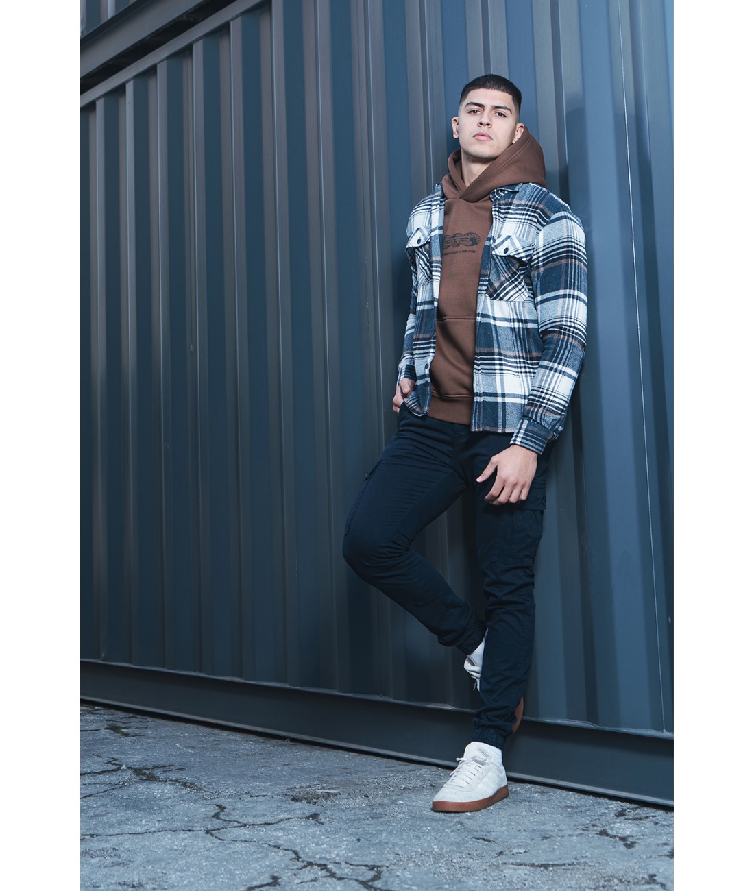 Ανδρικό πουκάμισο overshirt STEF | 3GUYS