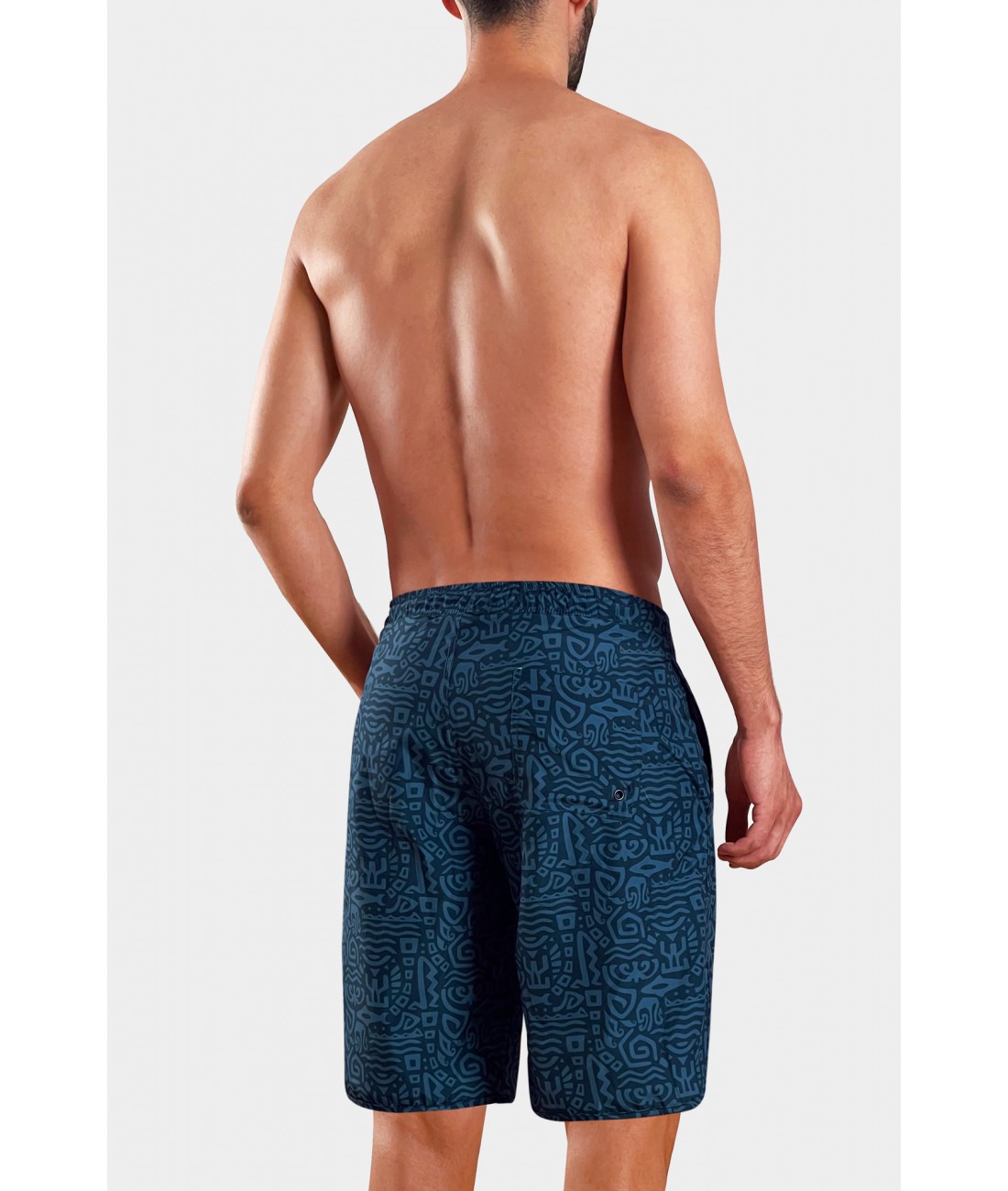 Ανδρικό μαγιό AZTEC BLUE | 3GUYS