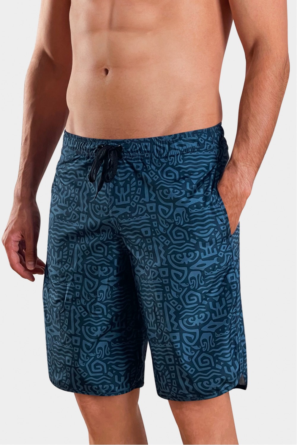 Ανδρικό μαγιό AZTEC BLUE | 3GUYS